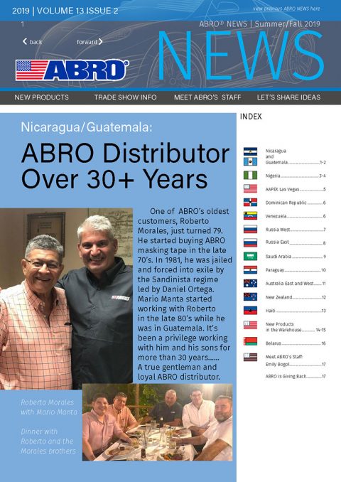 Archive of ABRO Newsletters: ABRO Industries USA - ABRO